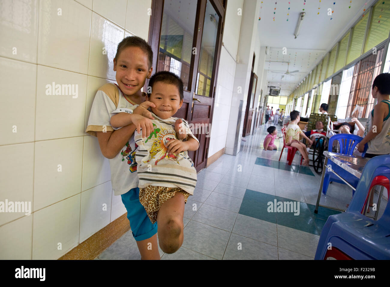 Peace Village ward at Tu Du Hospital in Ho Chi Minh City, Vietnam is a ...