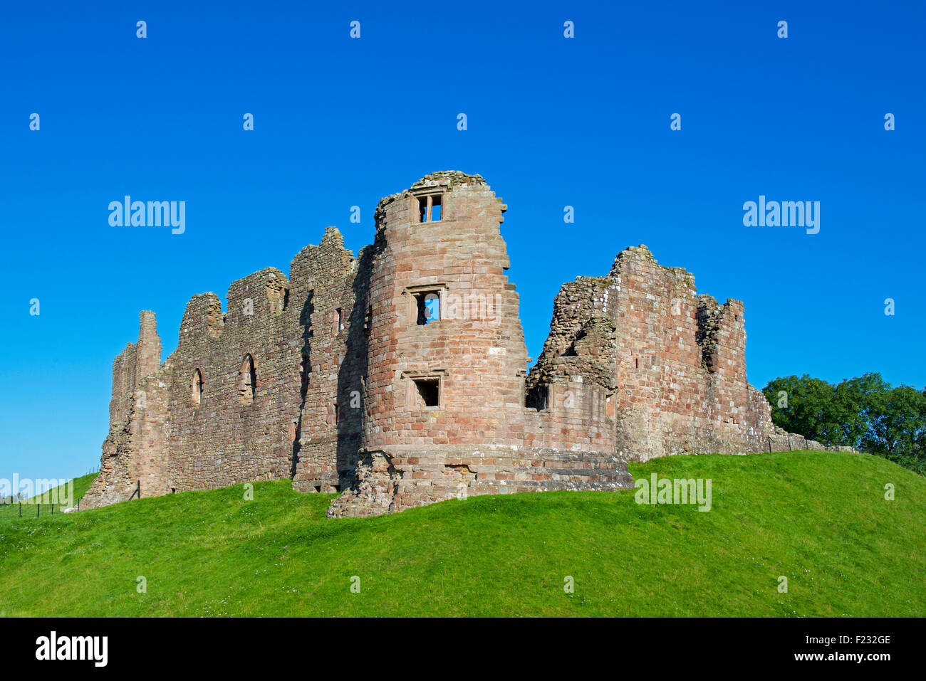 Ruins of Brough Castle, Cumbria, England UK Stock Photo - Alamy