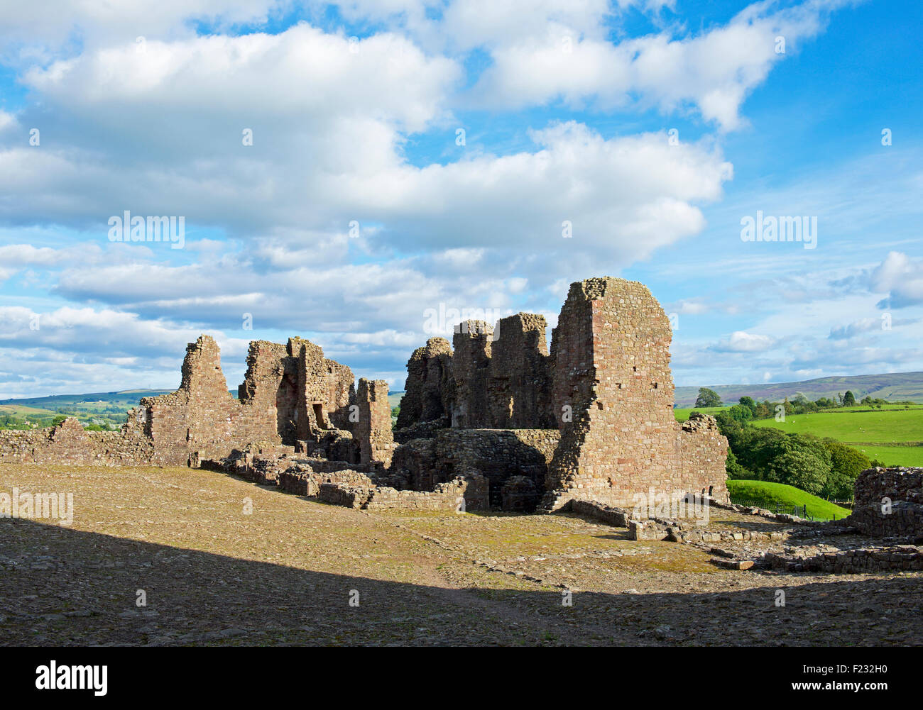 Ruins of Brough Castle, Cumbria, England UK Stock Photo - Alamy