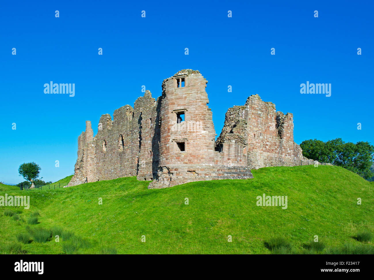 Ruins of Brough Castle, Cumbria, England UK Stock Photo - Alamy