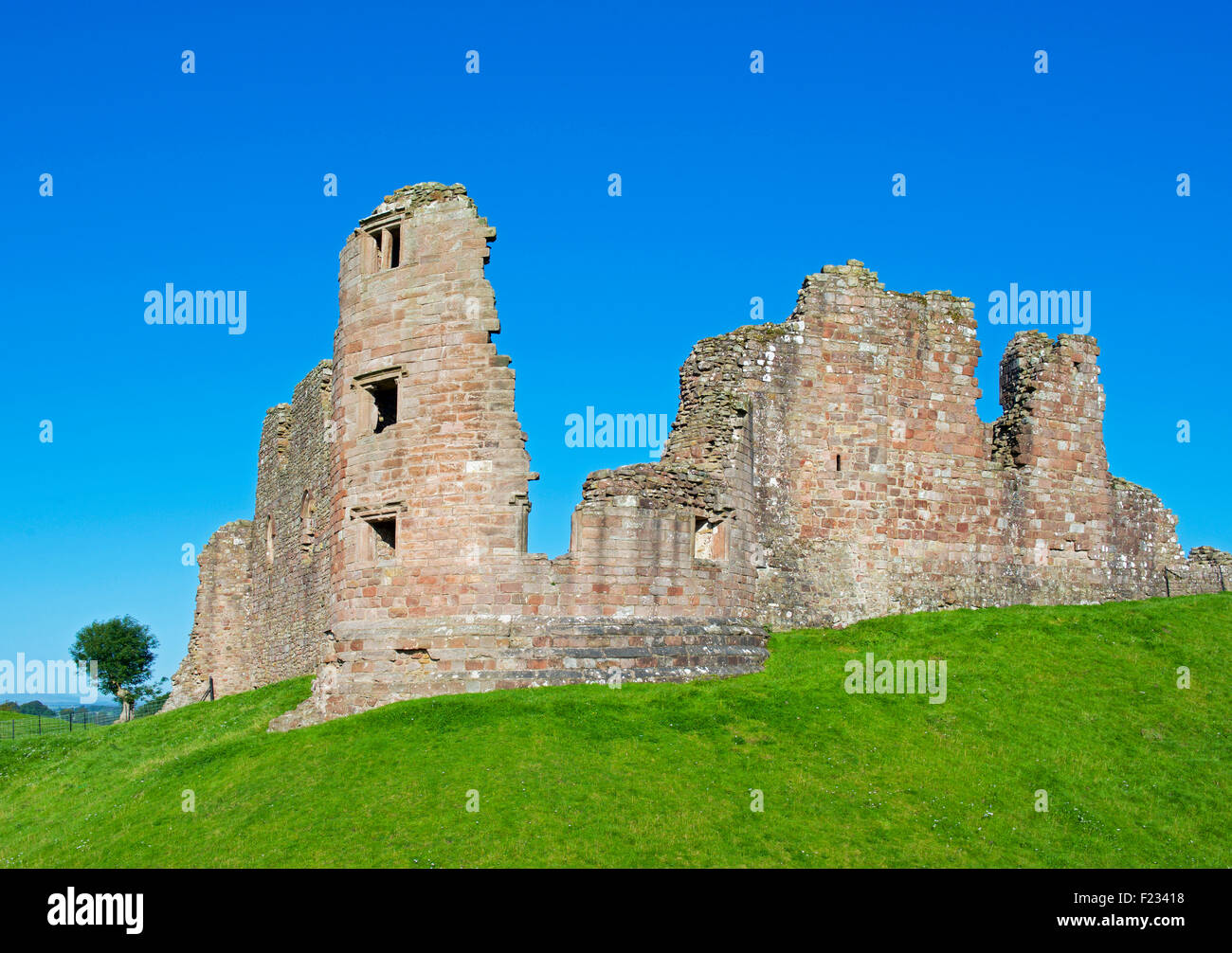 Ruins of Brough Castle, Cumbria, England UK Stock Photo - Alamy