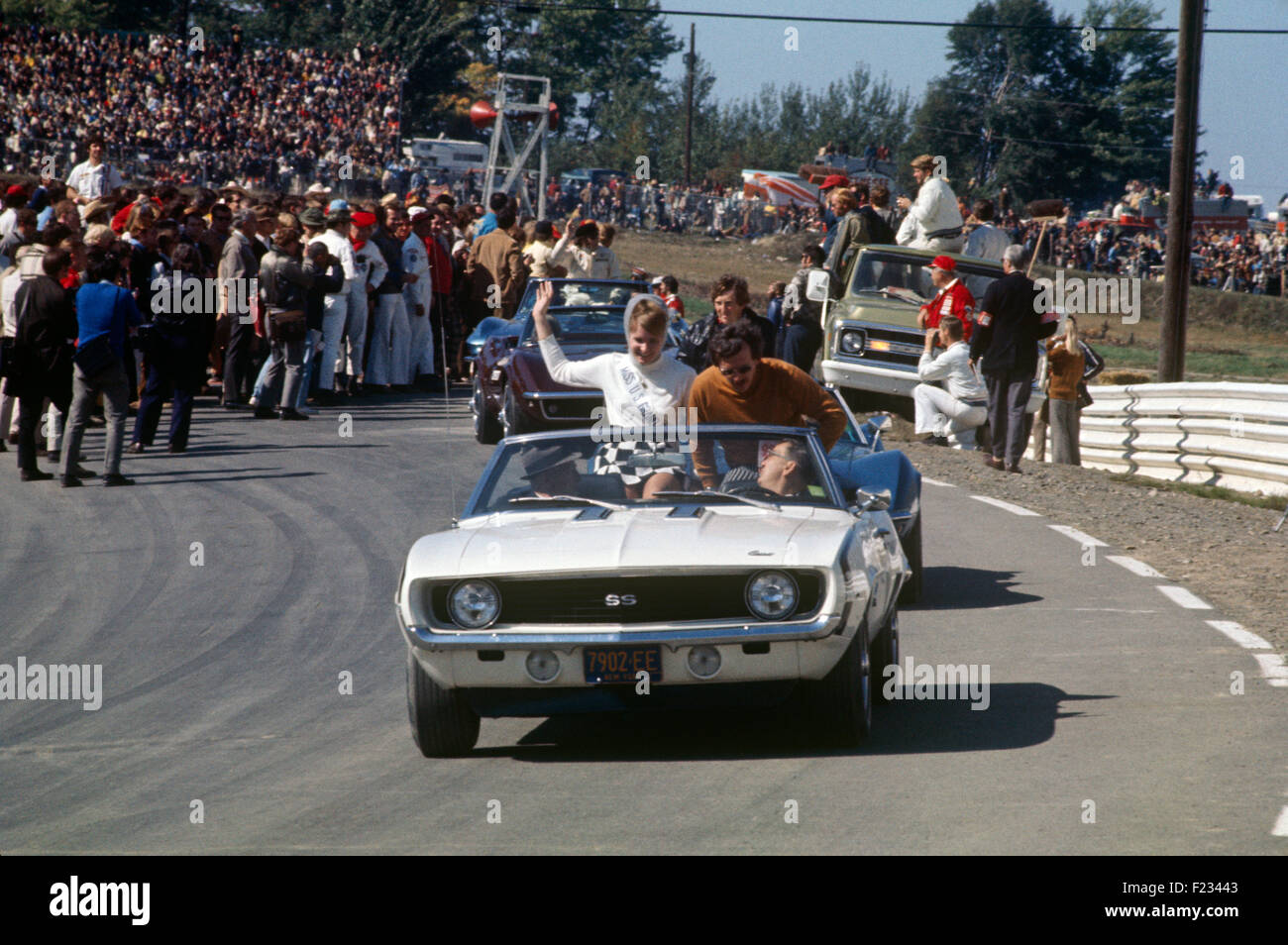 Victory parade Watkins Glen October 5 1969 Stock Photo - Alamy