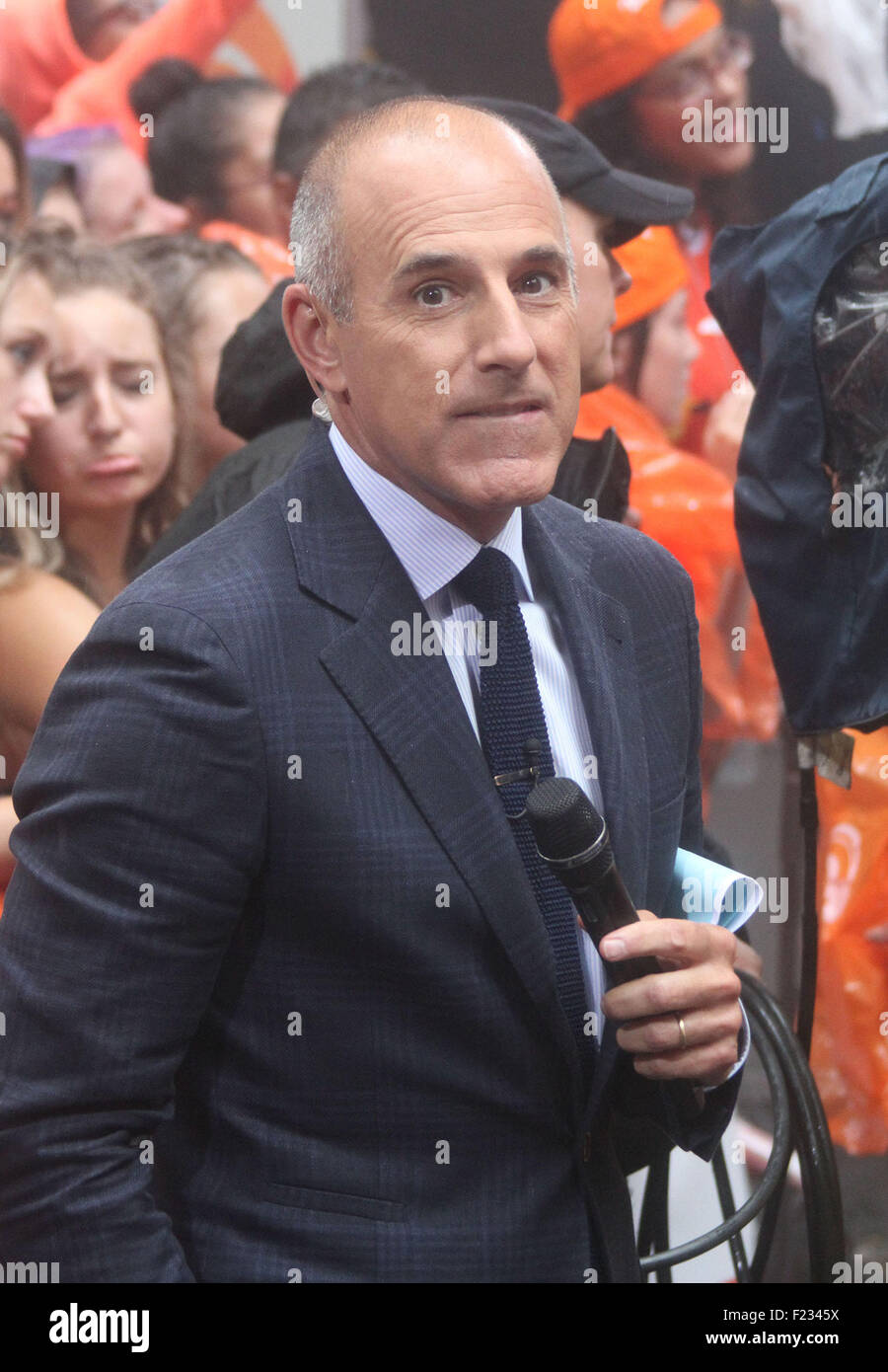 New York, New York, USA. 10th Sep, 2015. GMA co-host MATT LAUER attends ...