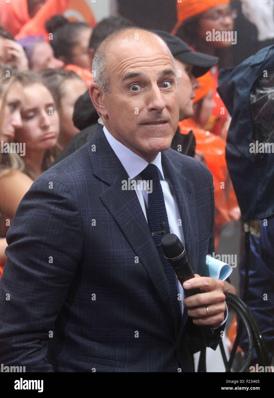 New York, New York, USA. 10th Sep, 2015. GMA co-host MATT LAUER attends ...