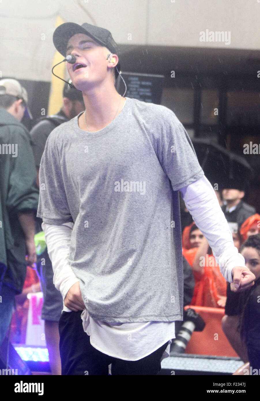New York, New York, USA. 10th Sep, 2015. JUSTIN BIEBER performs on the ...