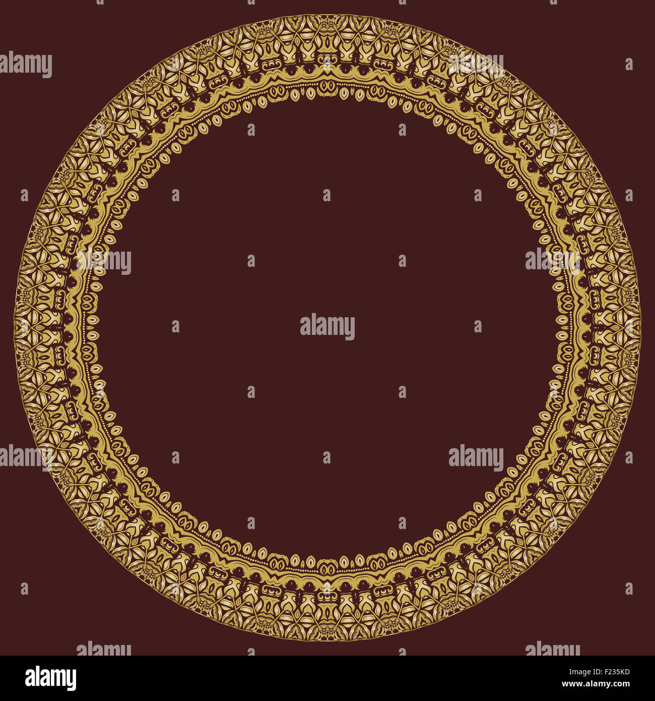 Baroque pattern border hi-res stock photography and images - Alamy