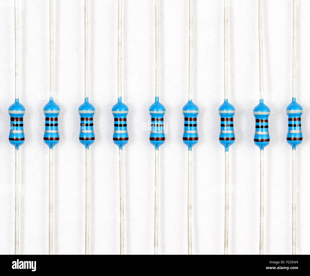 Resistors stripe isolated on white Stock Photo - Alamy