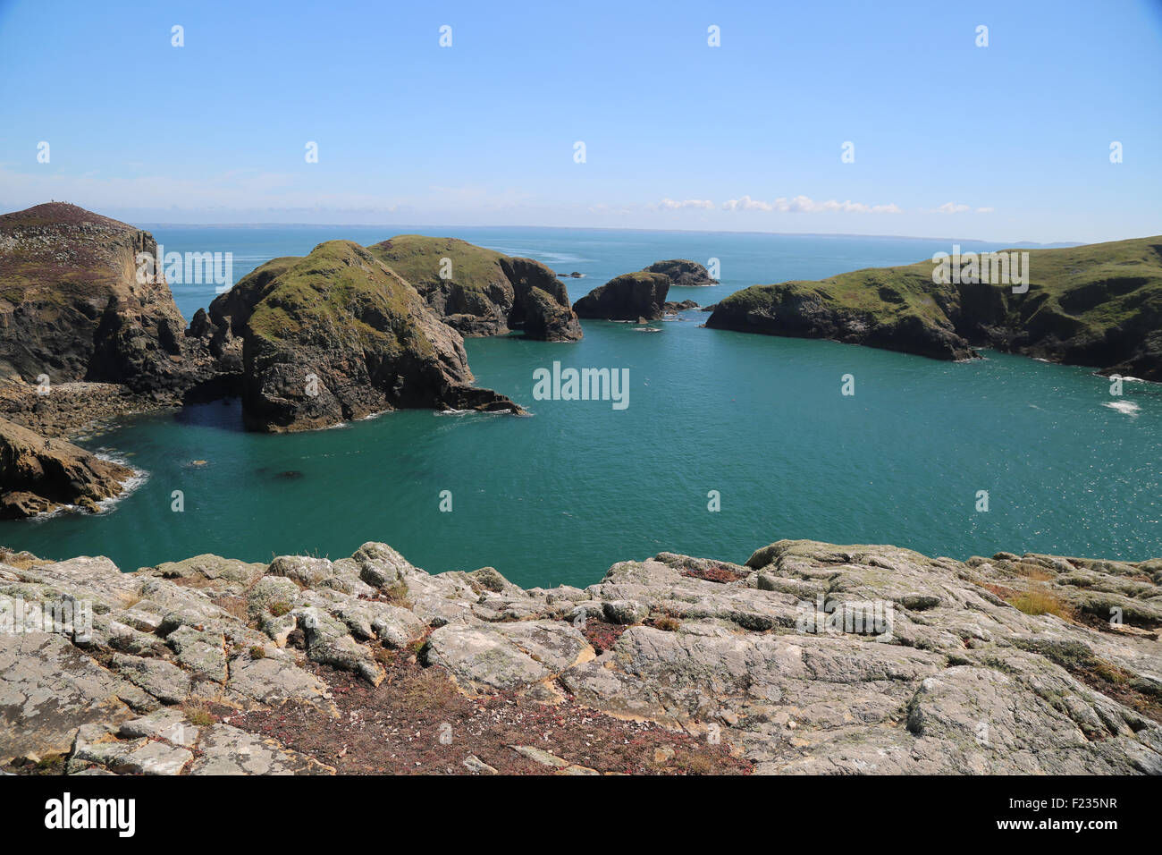 Grassholm Island, Pembrokeshire Stock Photo - Alamy
