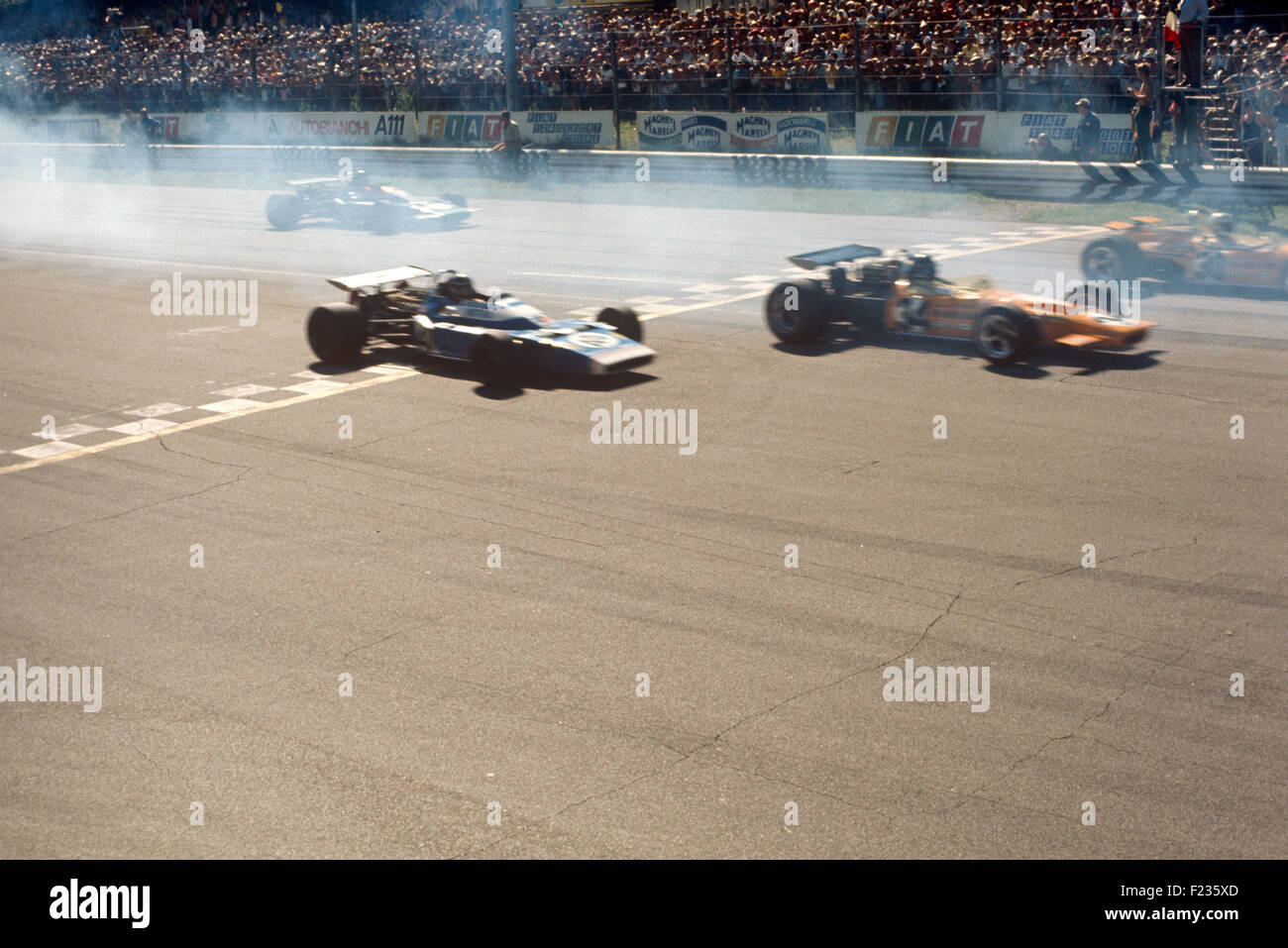 The start of the Italian GP Monza 6 September 1970 Stock Photo - Alamy