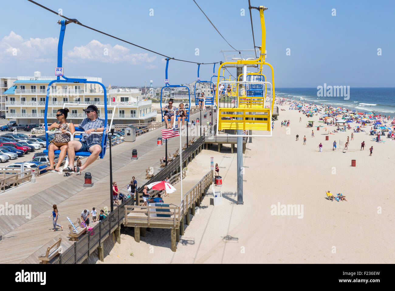 Boardwalk Amusement Park Rides High Resolution Stock Photography and ...