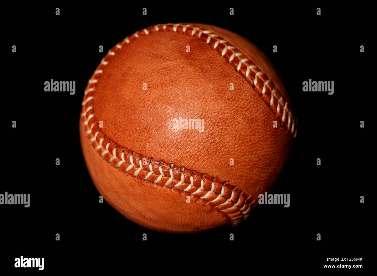 vintage style baseball on black background Stock Photo - Alamy