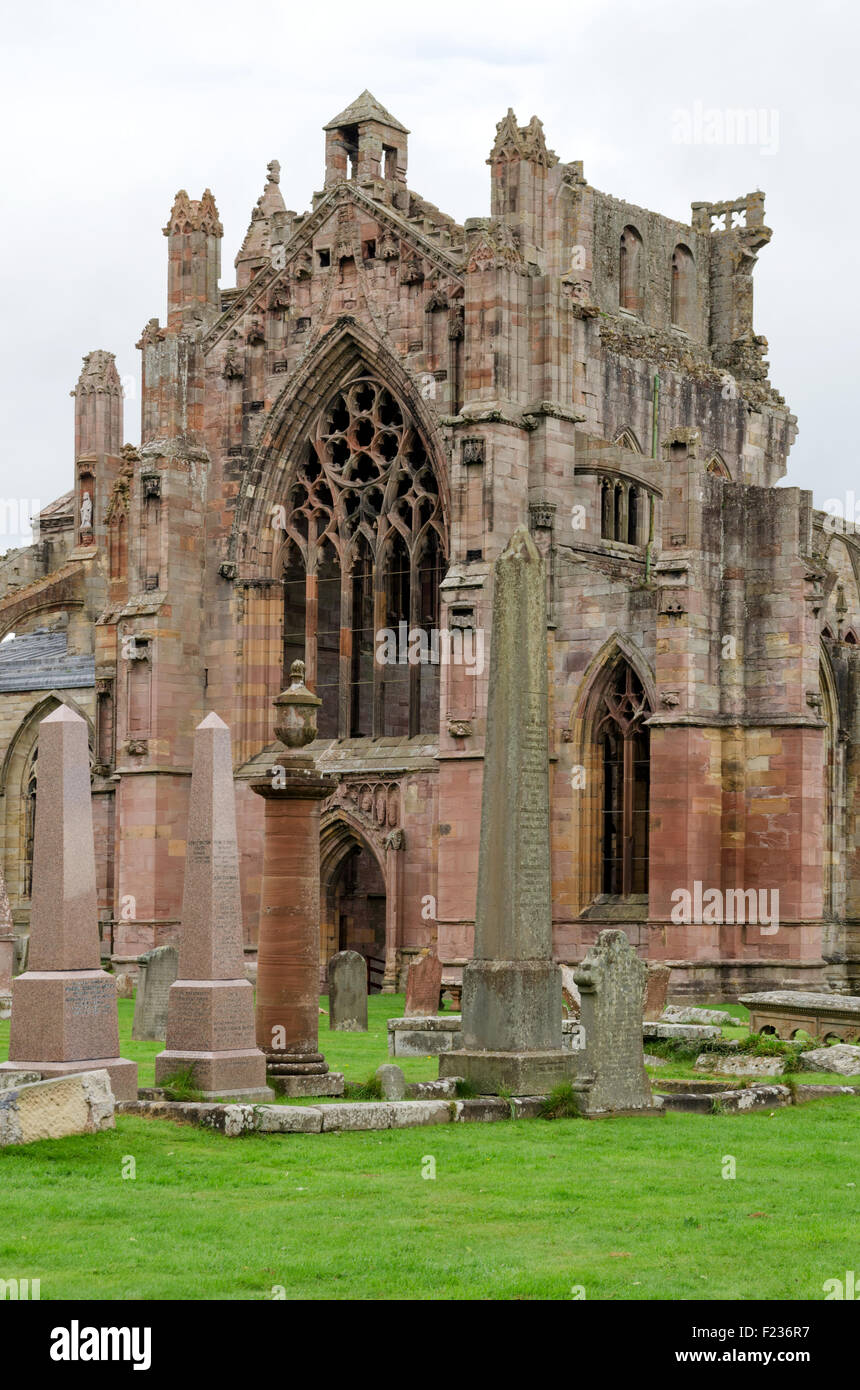 The ruins of the gothic monastery St. Mary's Abbey, Historic Scotland's ...