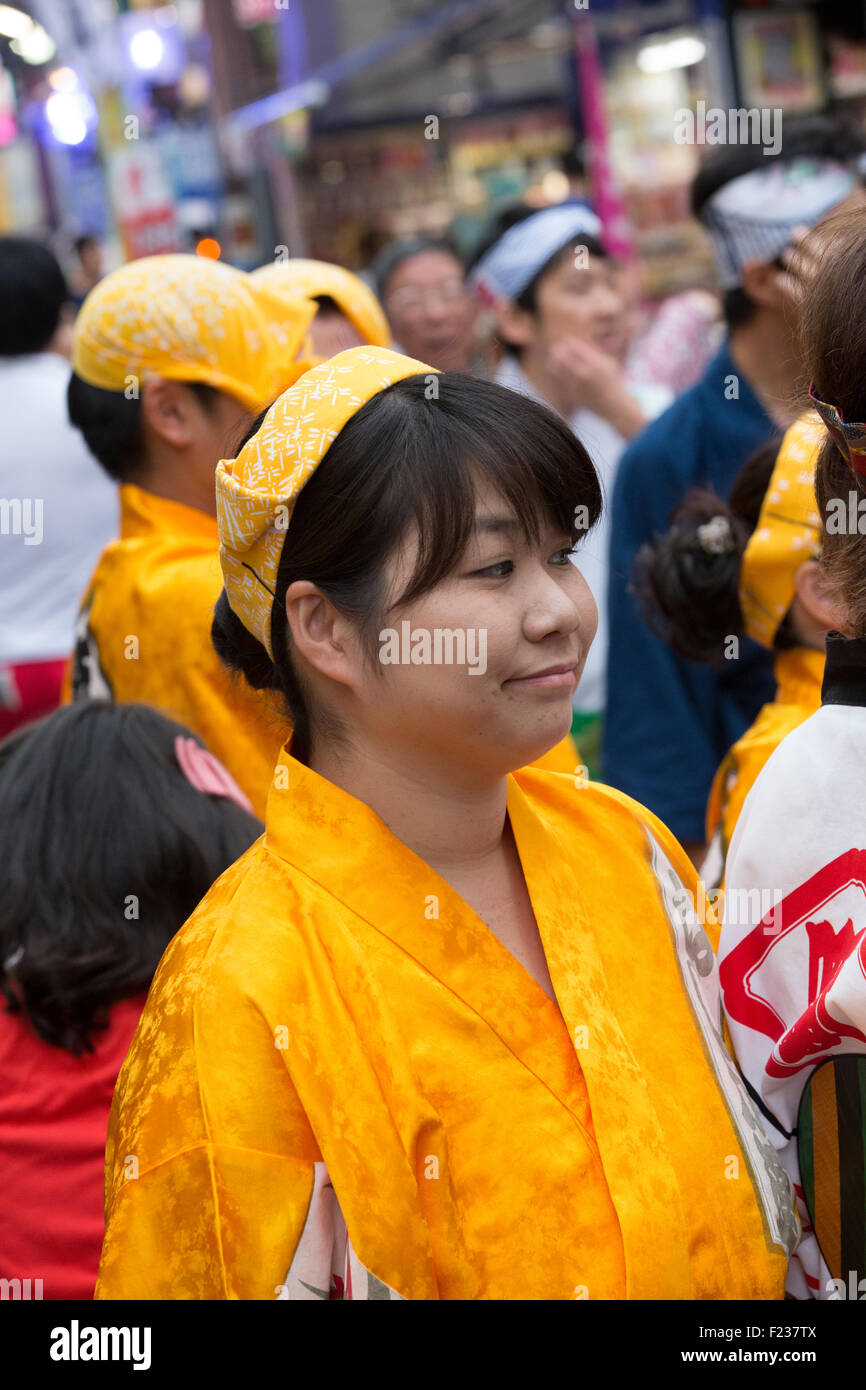 Japanese city, people and landscape Stock Photo - Alamy