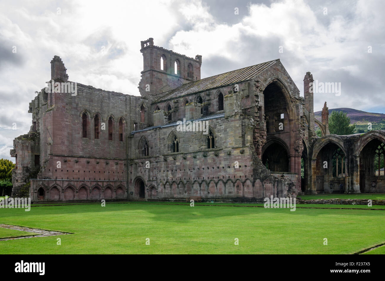 The ruins of the gothic monastery St. Mary's Abbey, Historic Scotland's ...