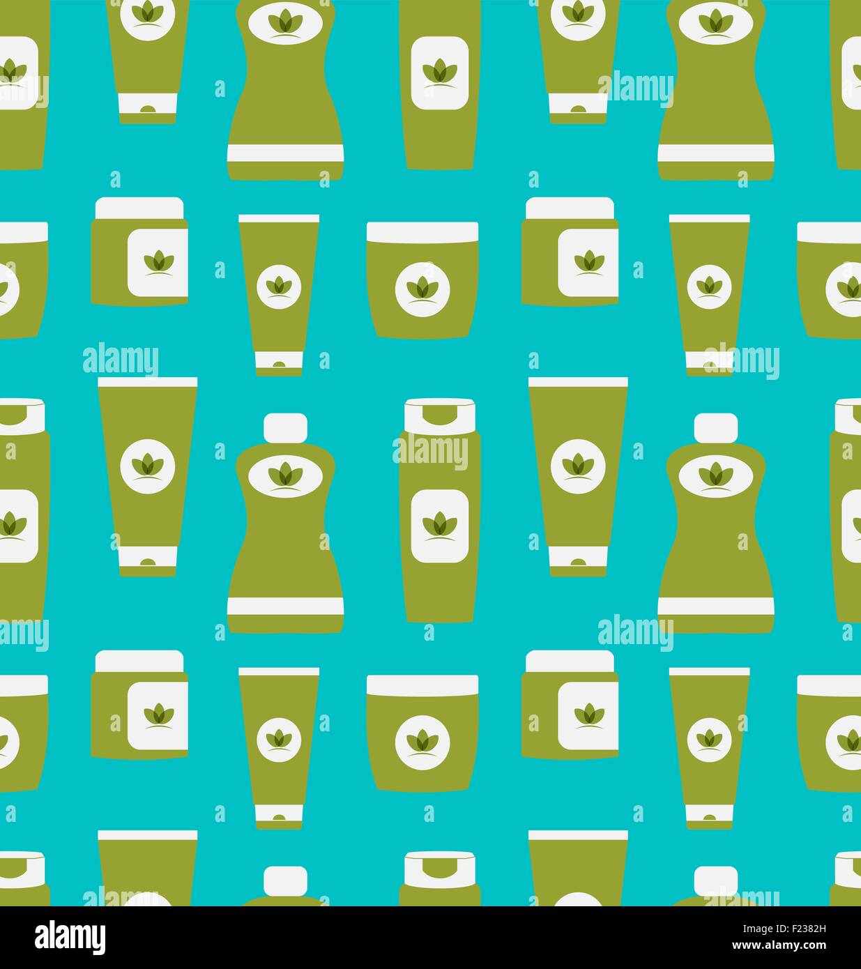 Seamless Pattern of Cosmetics Containers Stock Vector Image & Art - Alamy