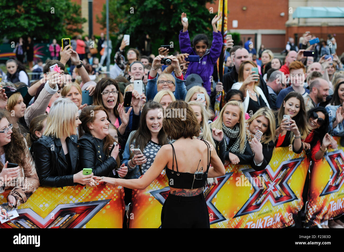 X Factor Judges arrivals for auditions in Manchester Featuring: Cheryl ...