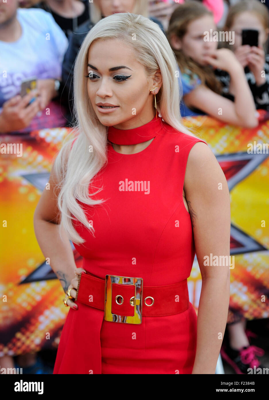 X Factor Judges arrivals for auditions in Manchester Featuring: Rita ...