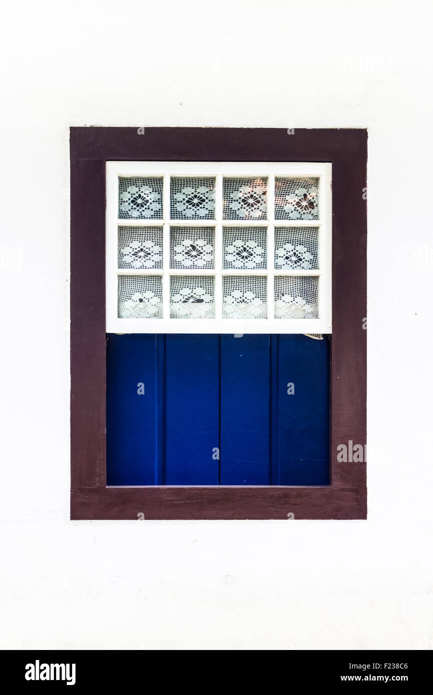 Colorful vintage window Stock Photo - Alamy