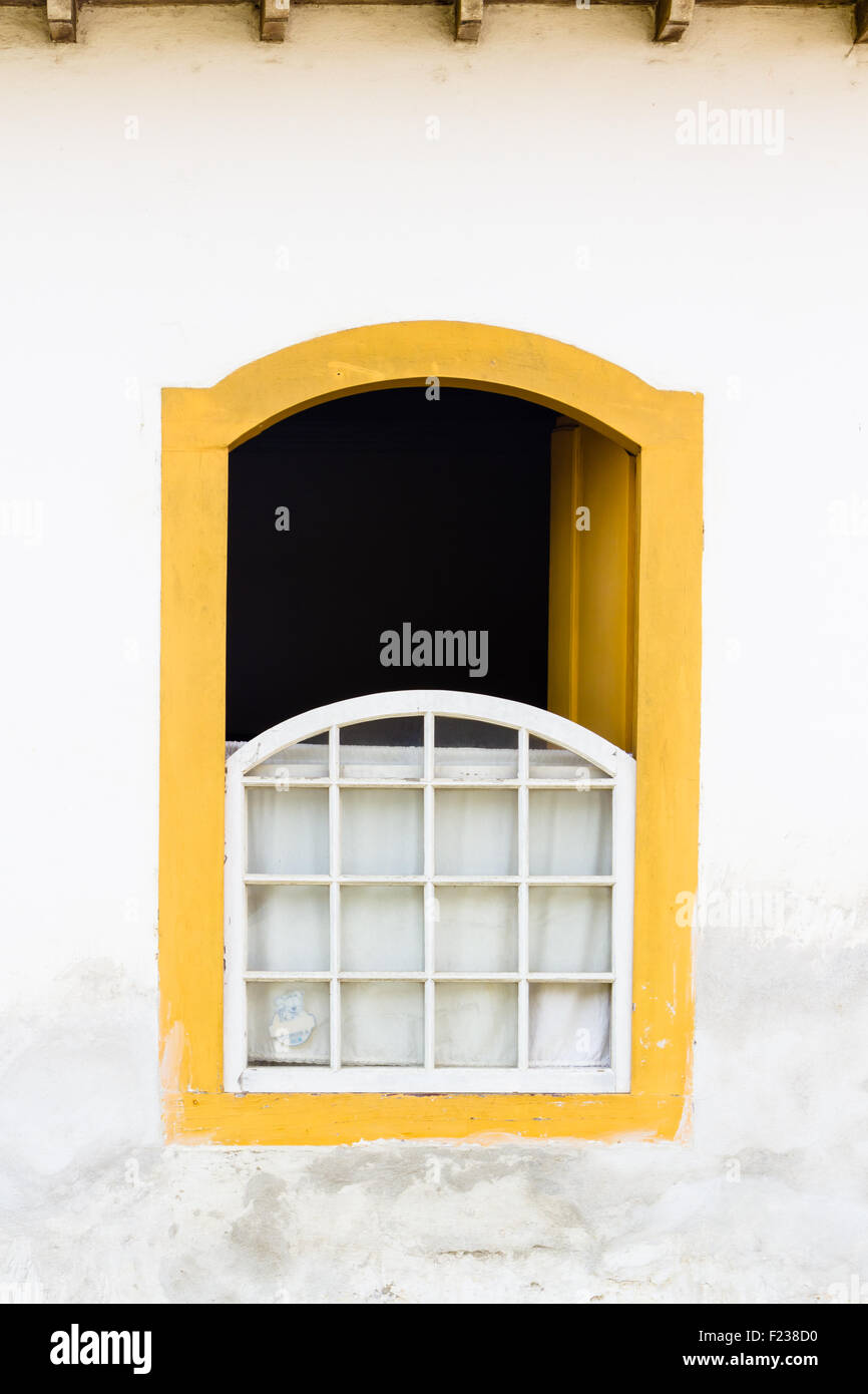 Colorful vintage window Stock Photo - Alamy