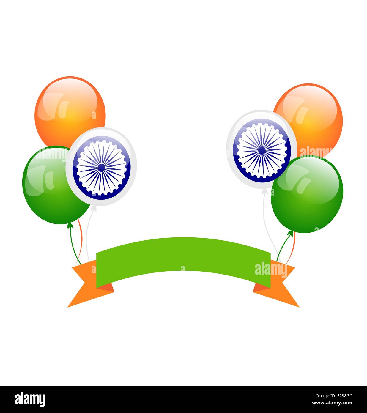 Indian independence day background balloons Cut Out Stock Images ...