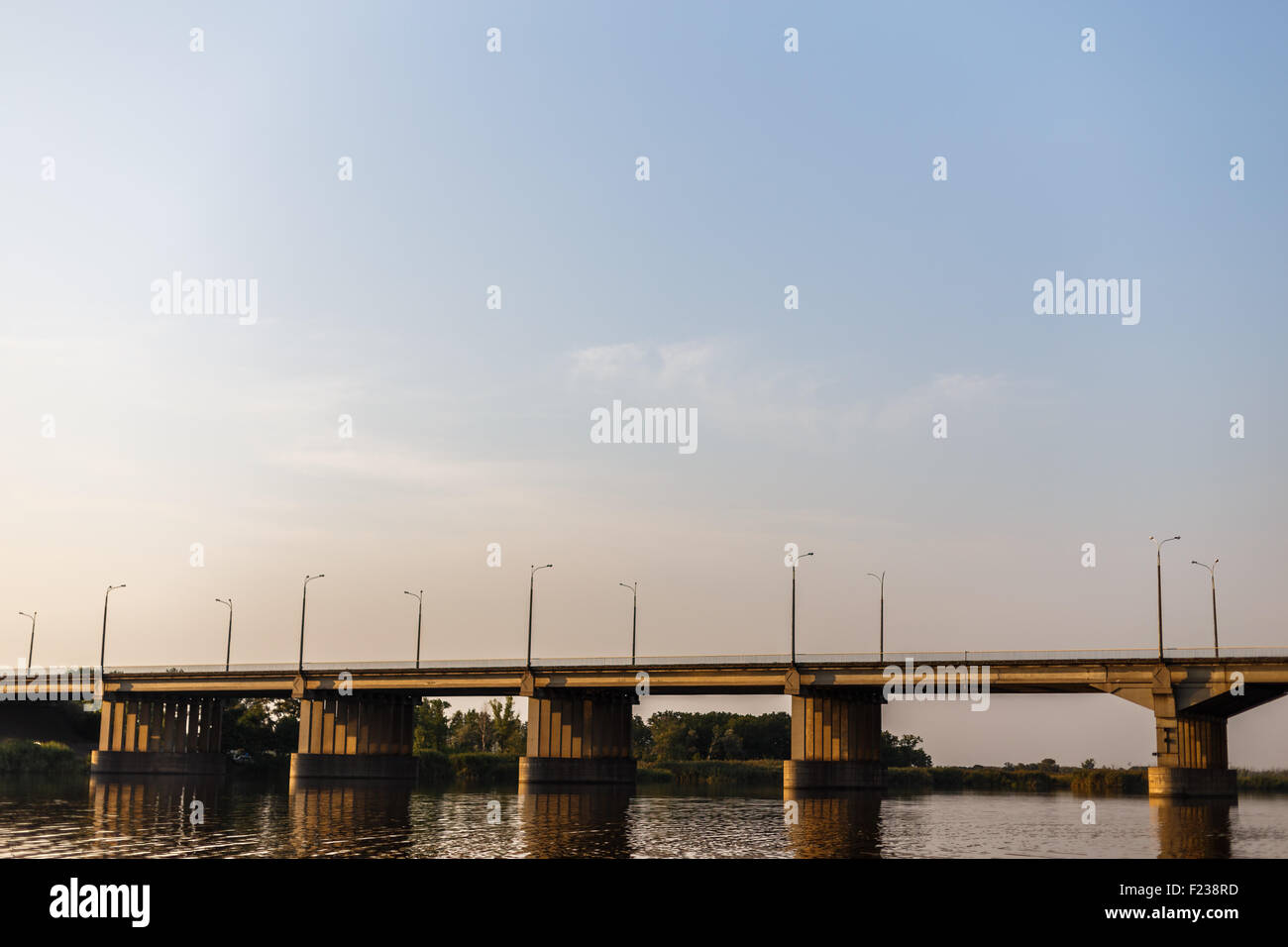 Concrete bridge sunrise hi-res stock photography and images - Alamy