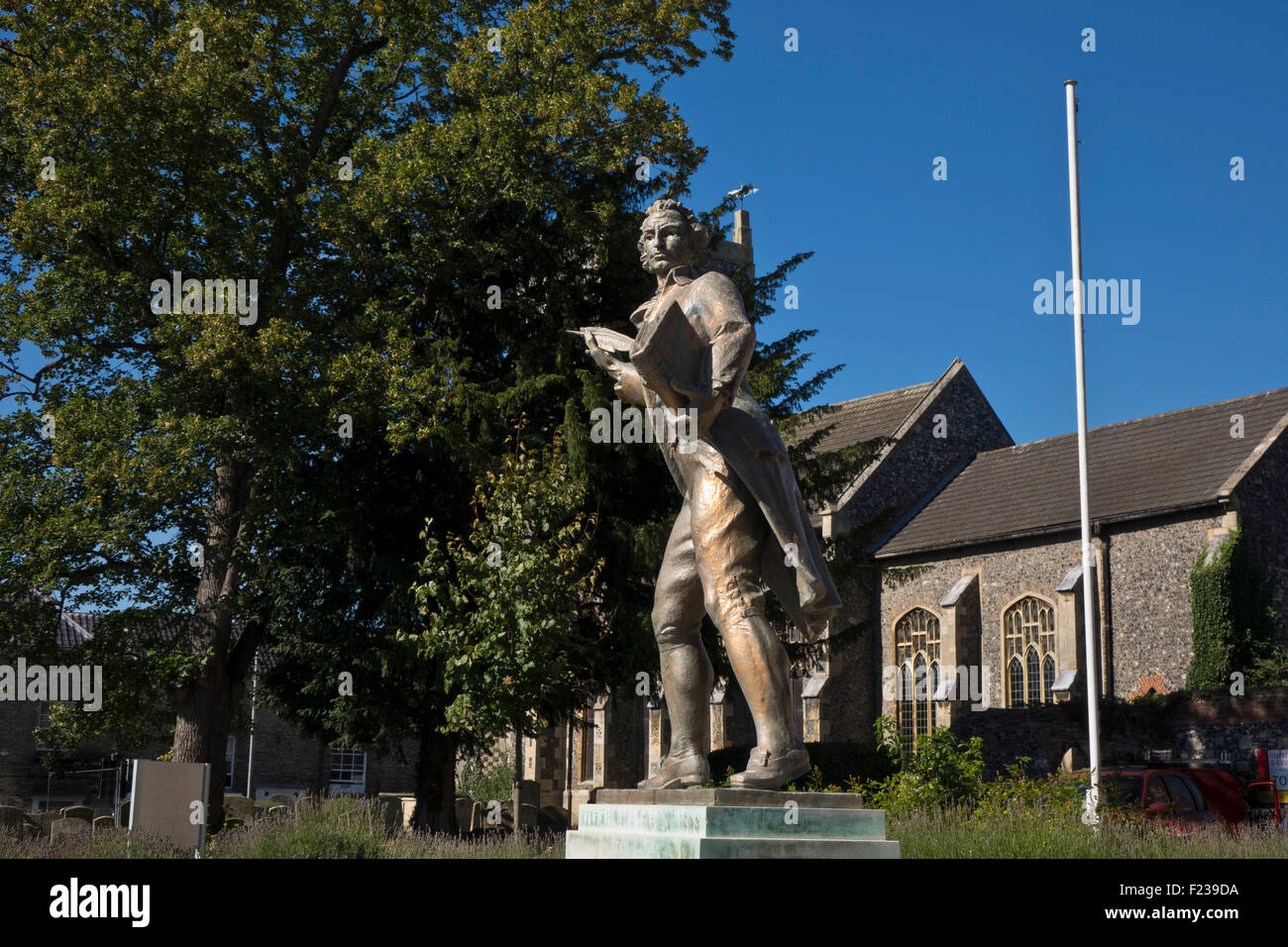 Thomas Paine statue Stock Photo - Alamy