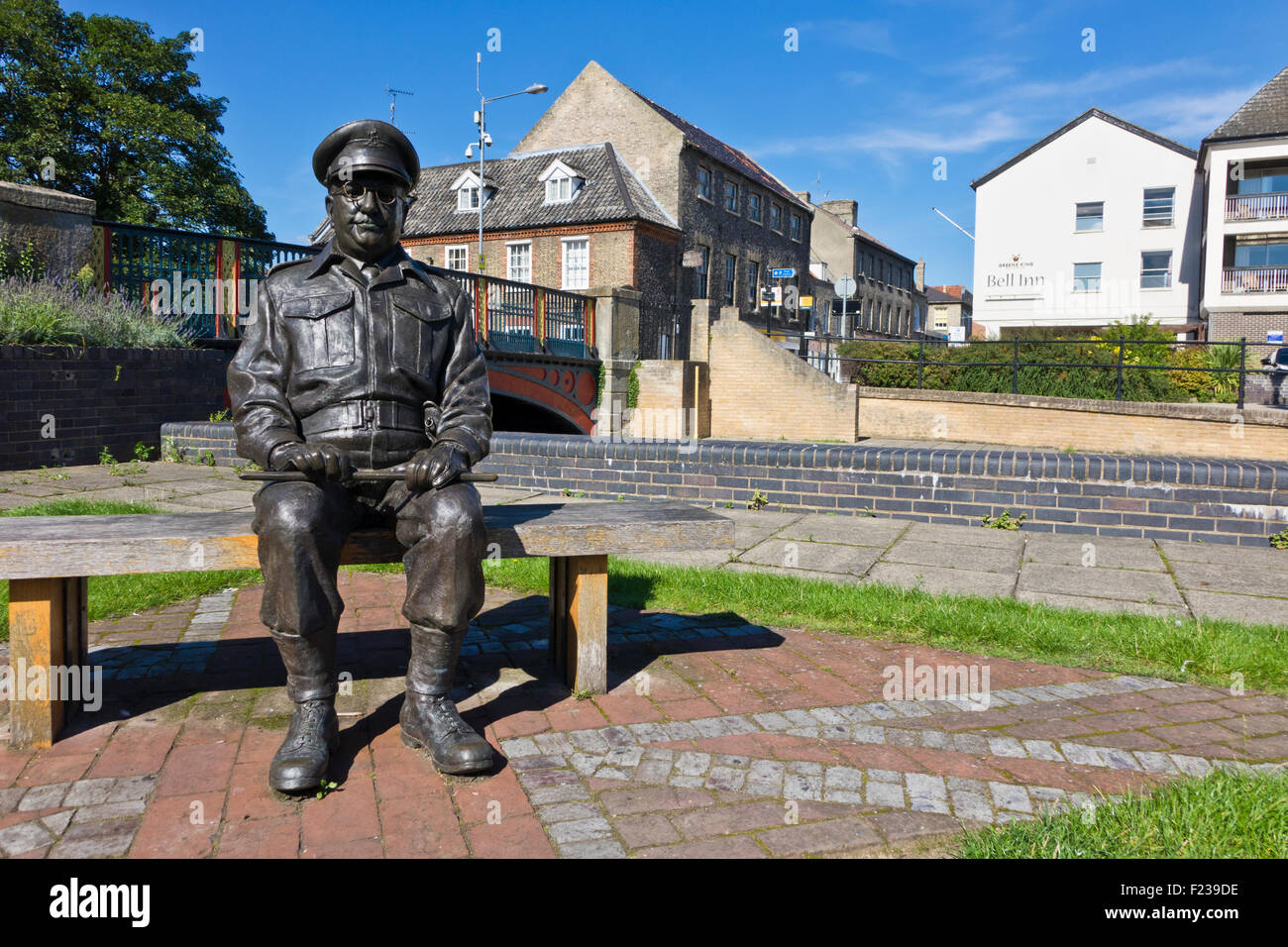 statue of Captain Mainwaring Stock Photo - Alamy