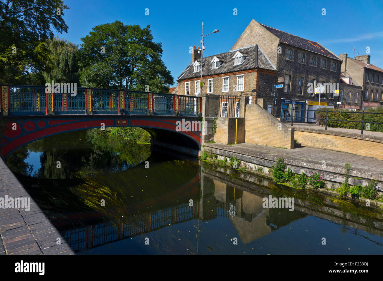 Little Ouse River Bridge Street Thetford Stock Photo - Alamy