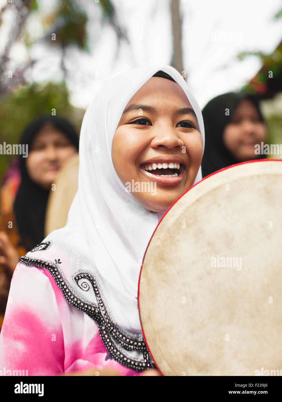 The daily Mandi Bunga ceremony is part of a Malaysian Sucimrni ritual ...