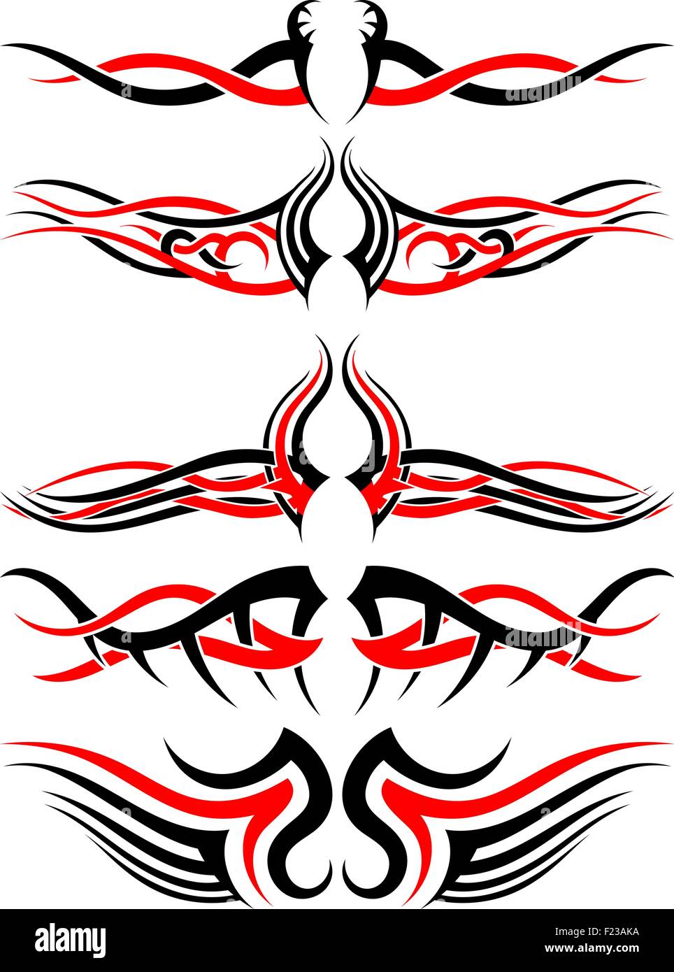 Colored Tribal Designs