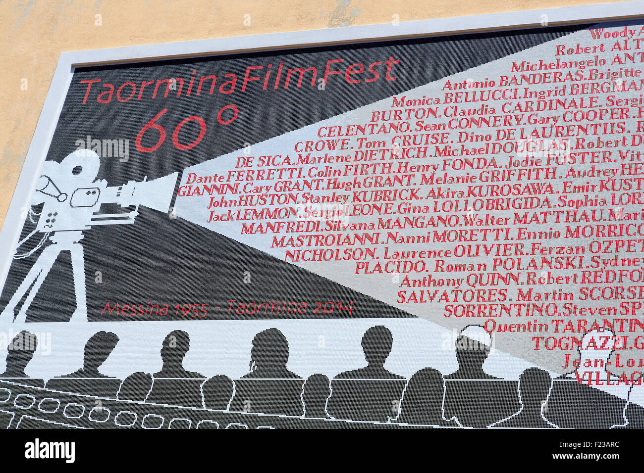 Taormina Film Festival, Taormina City, Sicily Island, Italy, Europe ...