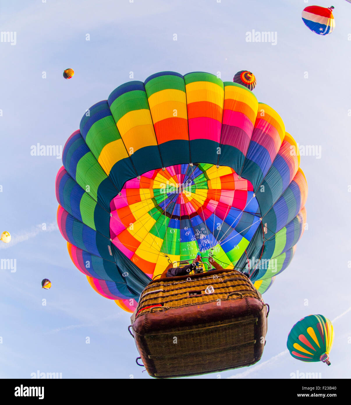 Hot Air Balloons, Albuquerque Balloon International Festival,New Mexico ...