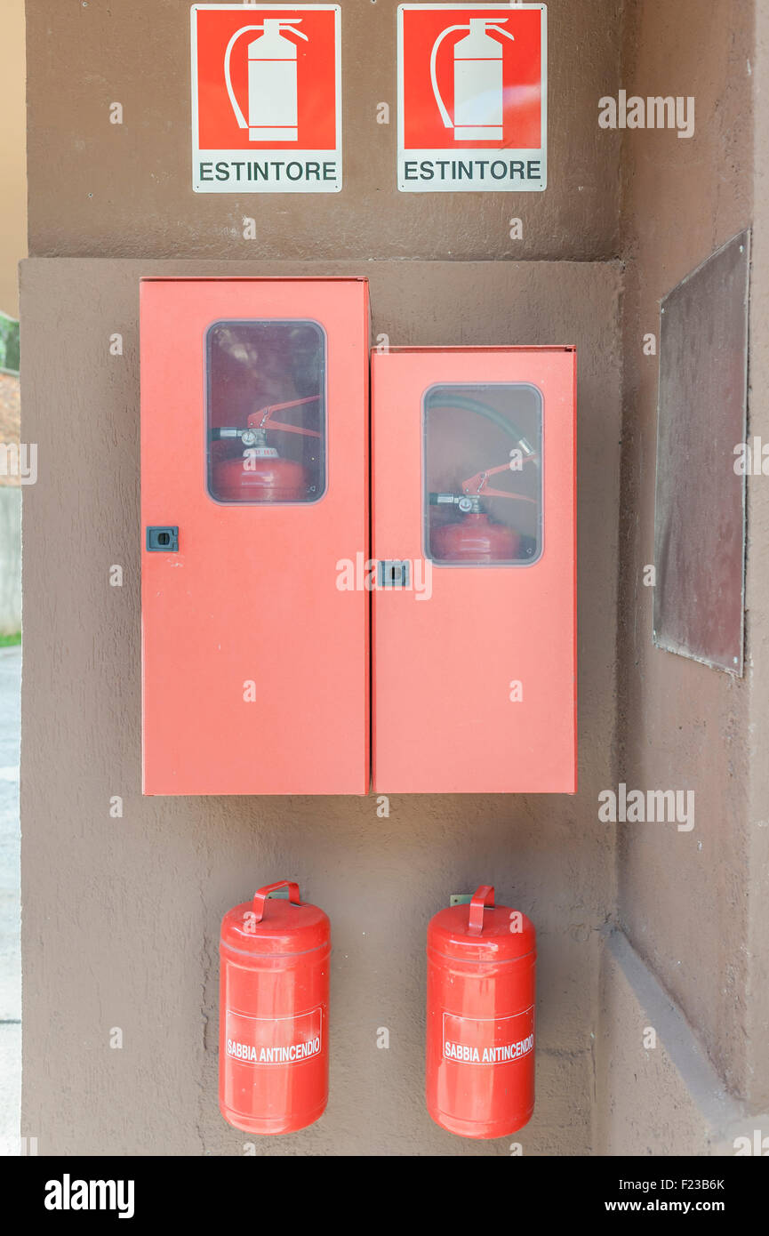 Fire safety signs hi-res stock photography and images - Alamy