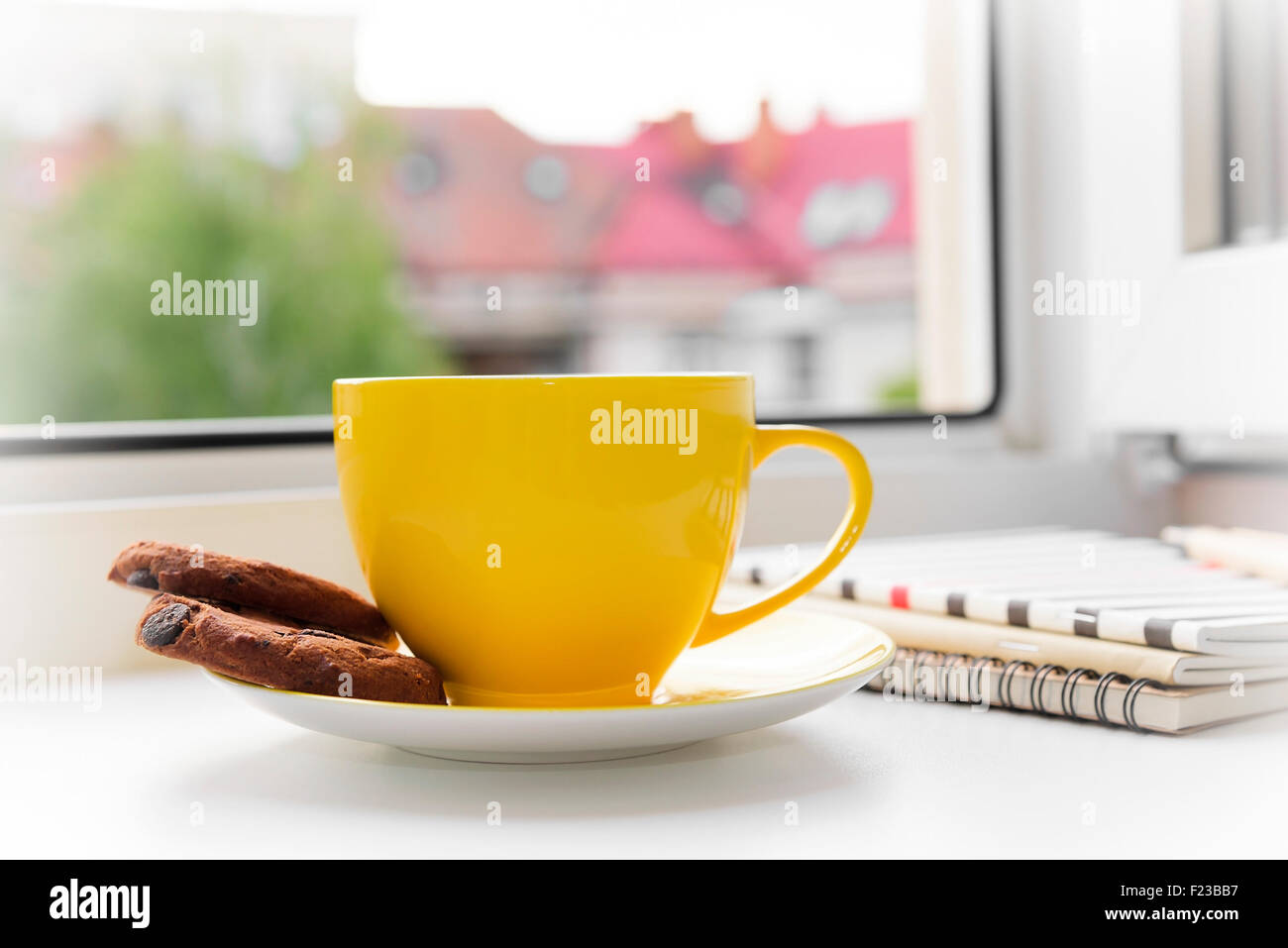 Tea day kettle cup hi-res stock photography and images - Alamy