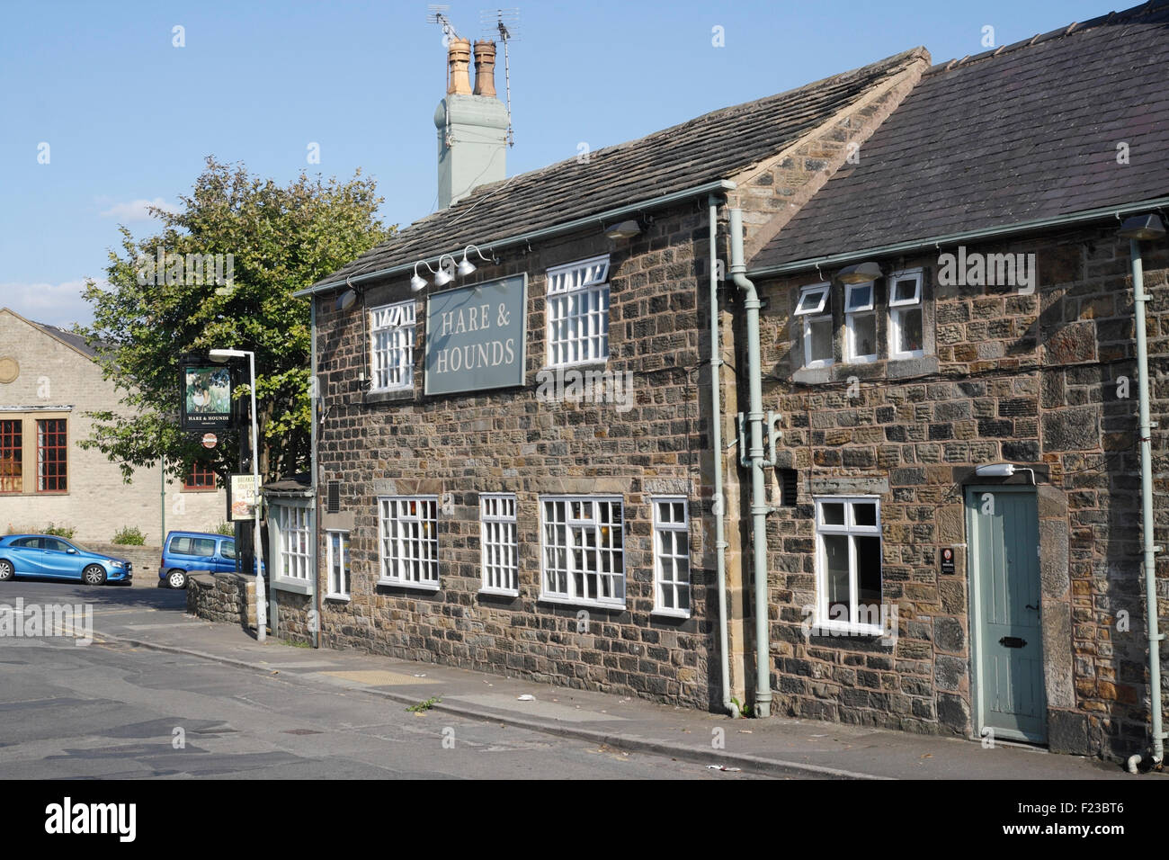 Hare and Hounds village pub in Dore village Sheffield England Stock ...