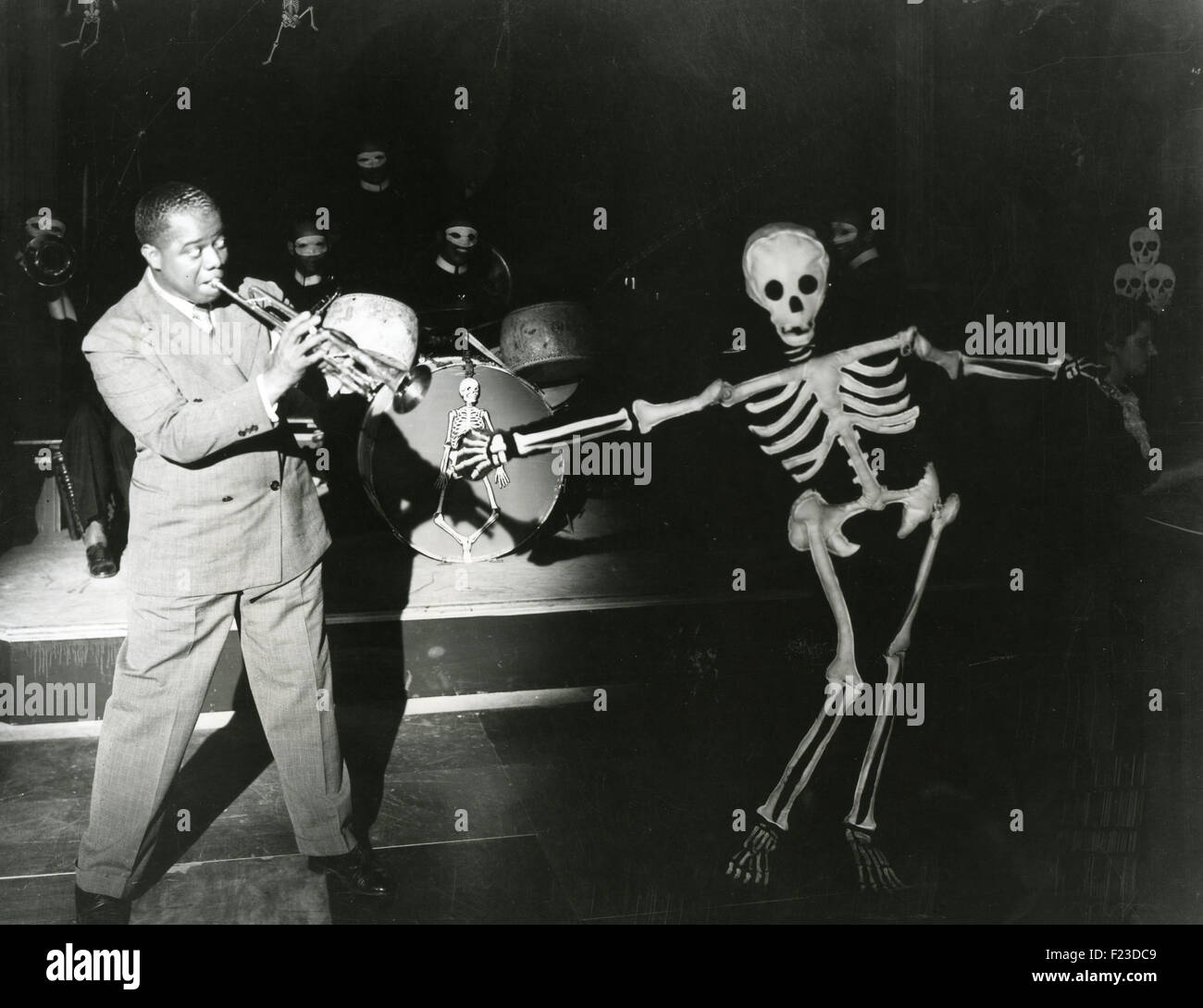 LOUIS ARMSTRONG US jazz musician in a still from the Skeleton in the ...