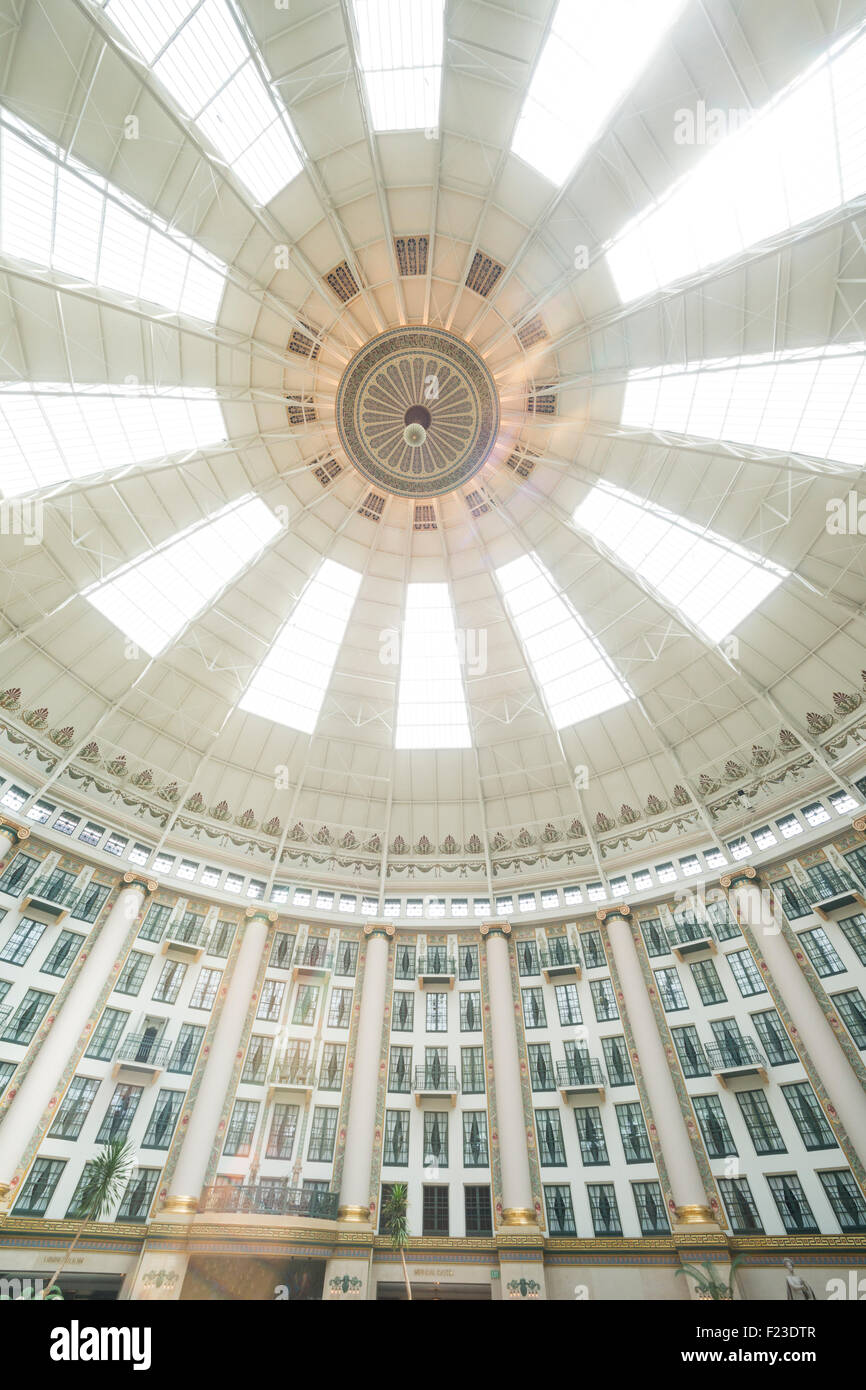 Six story atrium in the historic domed West Baden Springs Resort ...