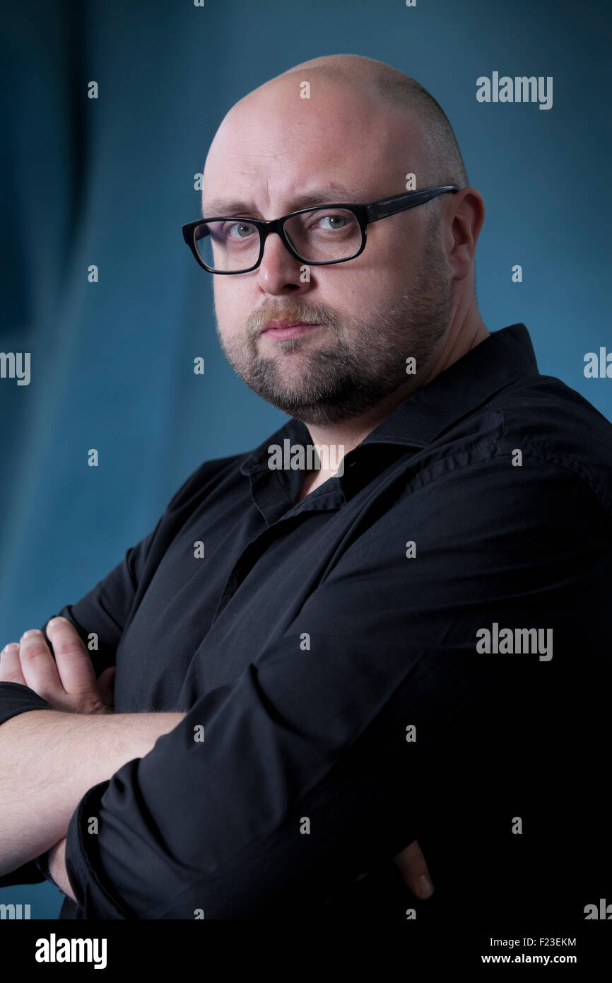 Steve Cavanagh, the Irish novelist, at the Edinburgh International Book ...