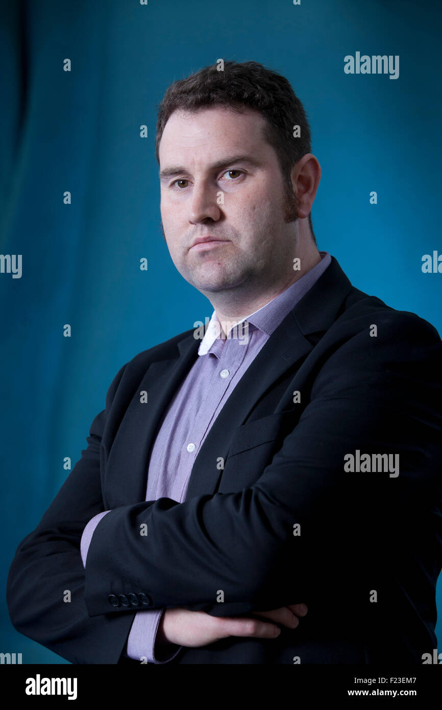 Mason Cross, the Scottish thriller writer, at the Edinburgh ...