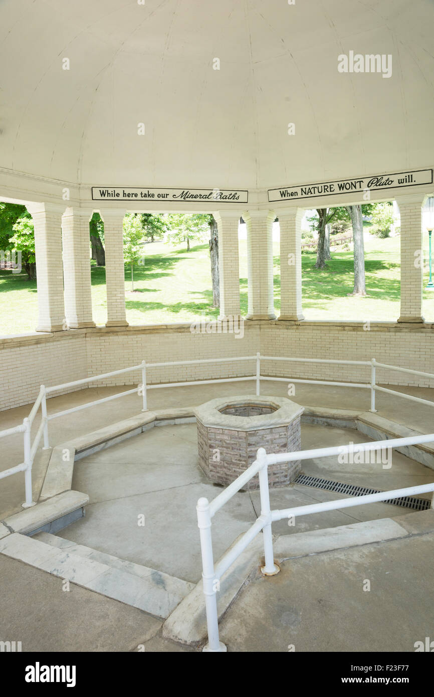 Pluto Springs mineral water at French Lick Resort, French Lick, IN, USA ...