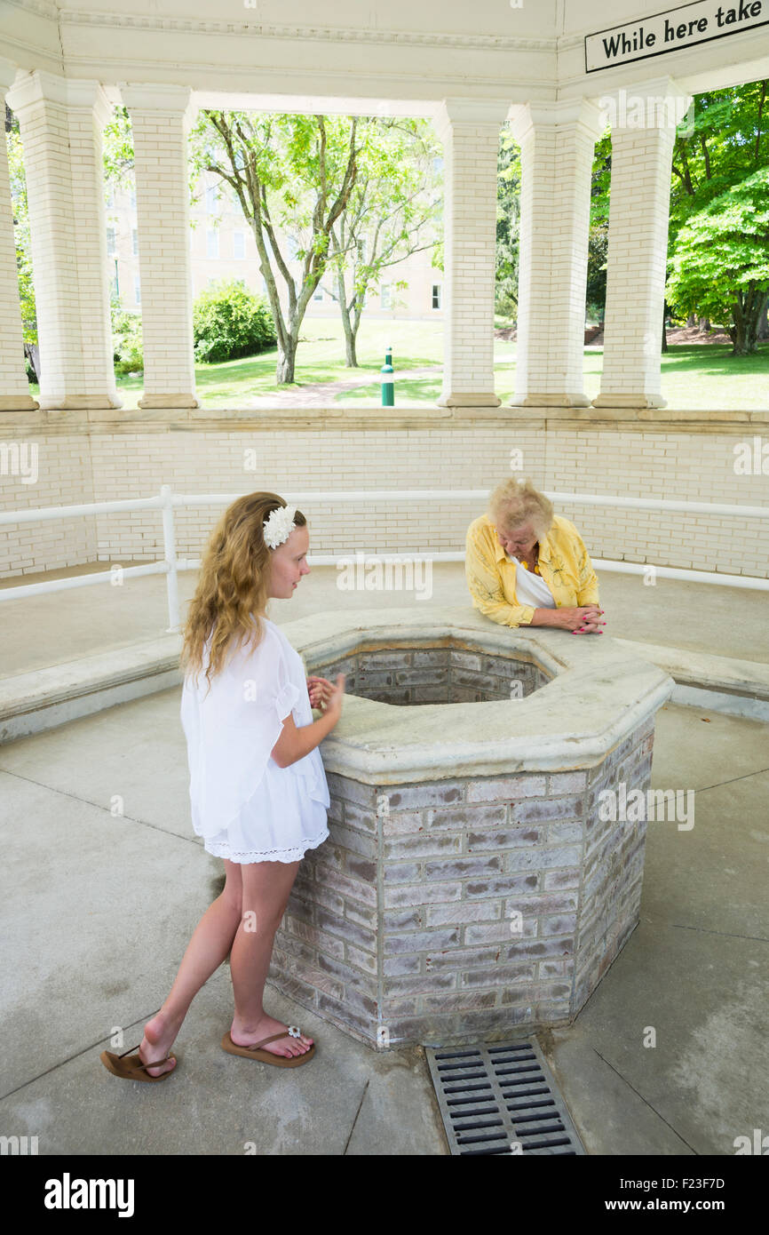 Renovated Historic Hotel Spa Springs High Resolution Stock Photography ...