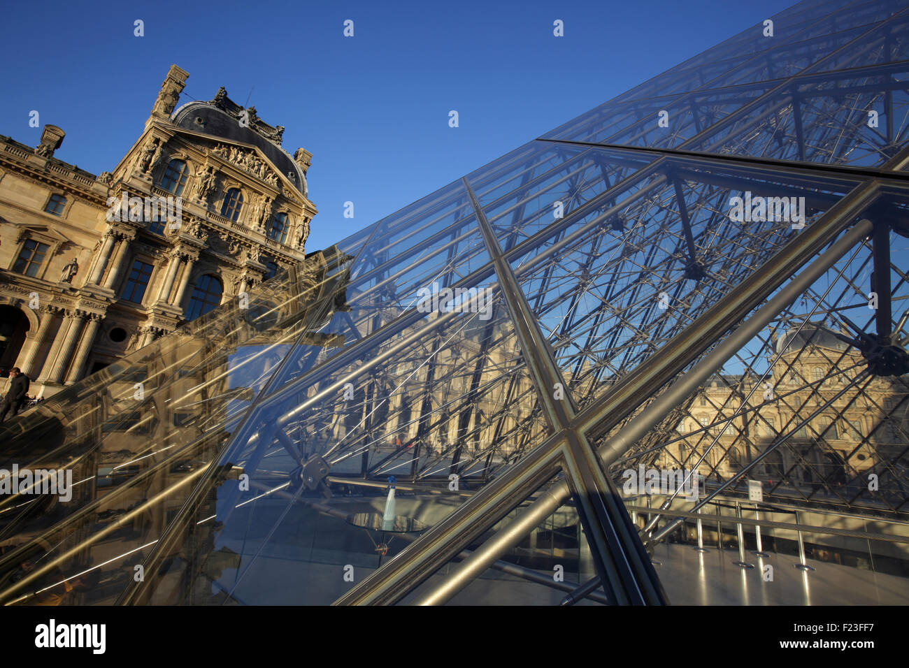 The Louvre Pyramid and Palace, Paris, France Stock Photo - Alamy