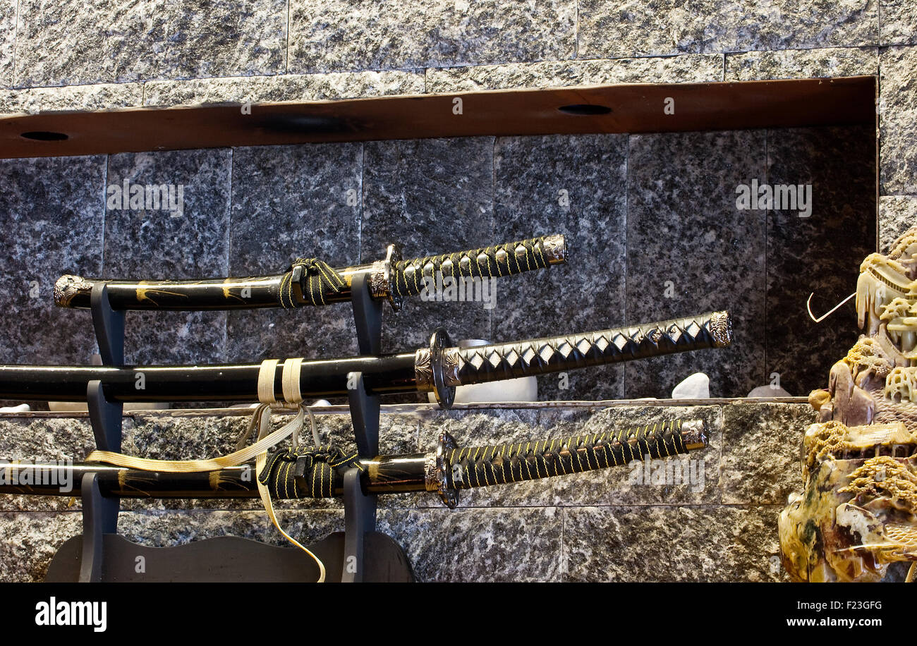 Photo of Japanese traditional samurai sword Stock Photo - Alamy