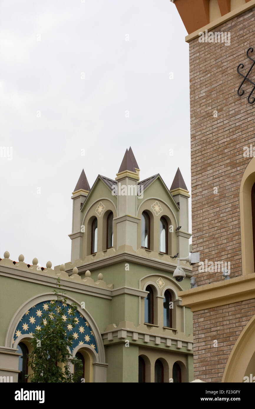 Little tower of a castle Stock Photo - Alamy