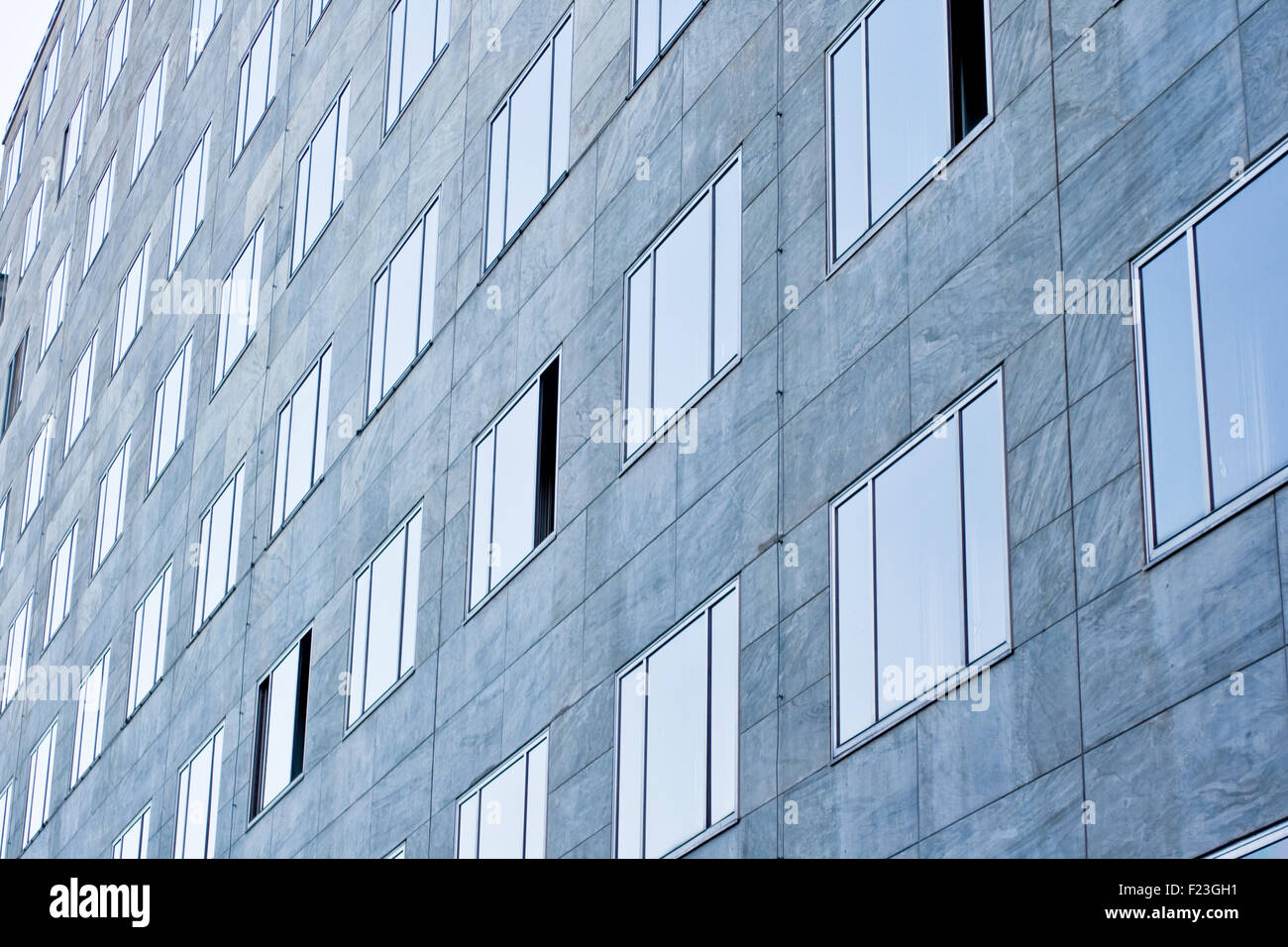 Windows of modern building, Milan Stock Photo - Alamy