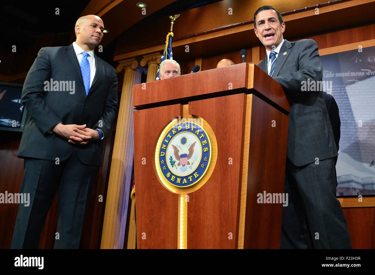 Washington DC, USA. 10th September, 2015. U.S. Congressmen Rep. Darrell ...