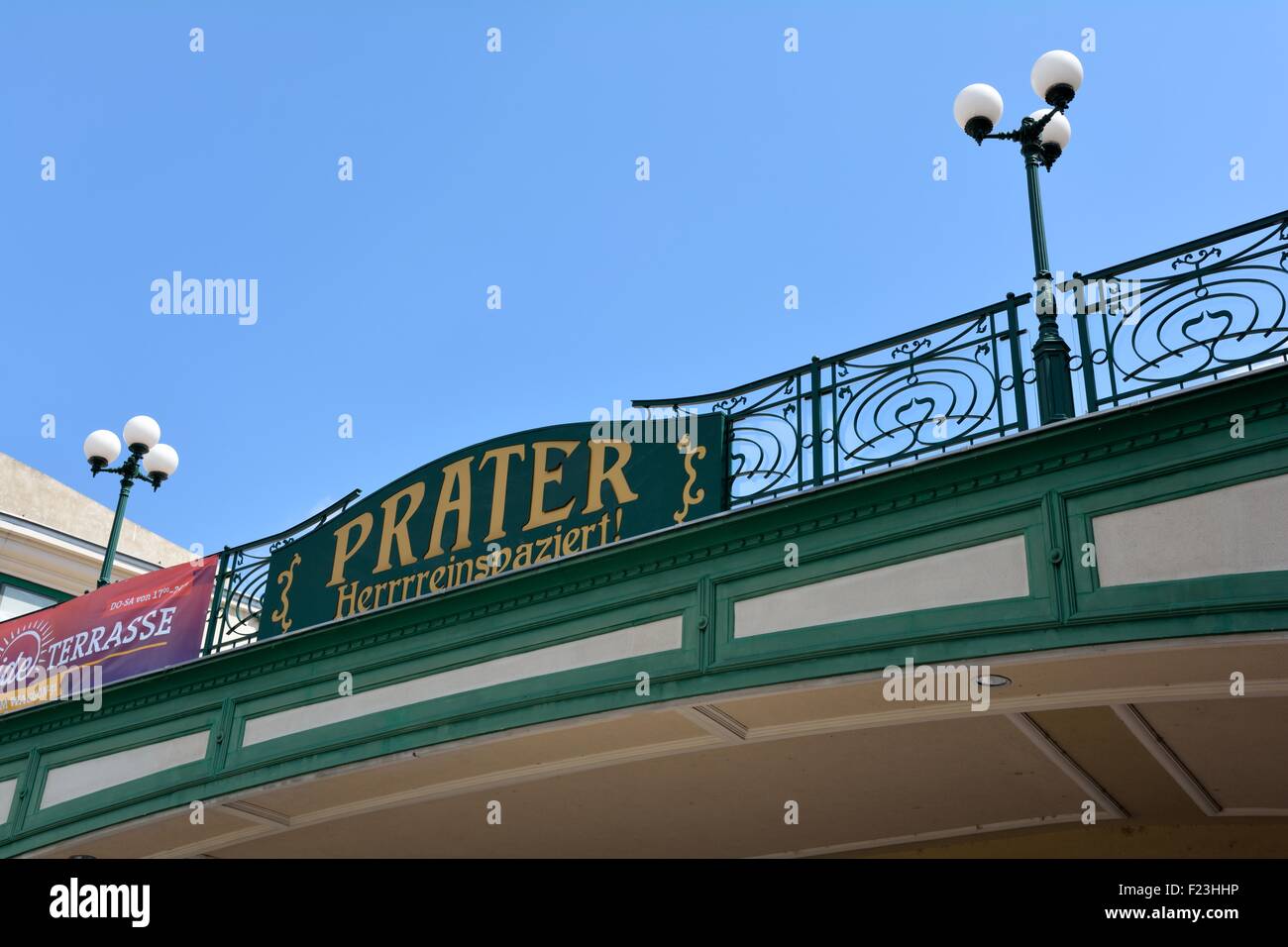 Entrance to Prater Stock Photo - Alamy