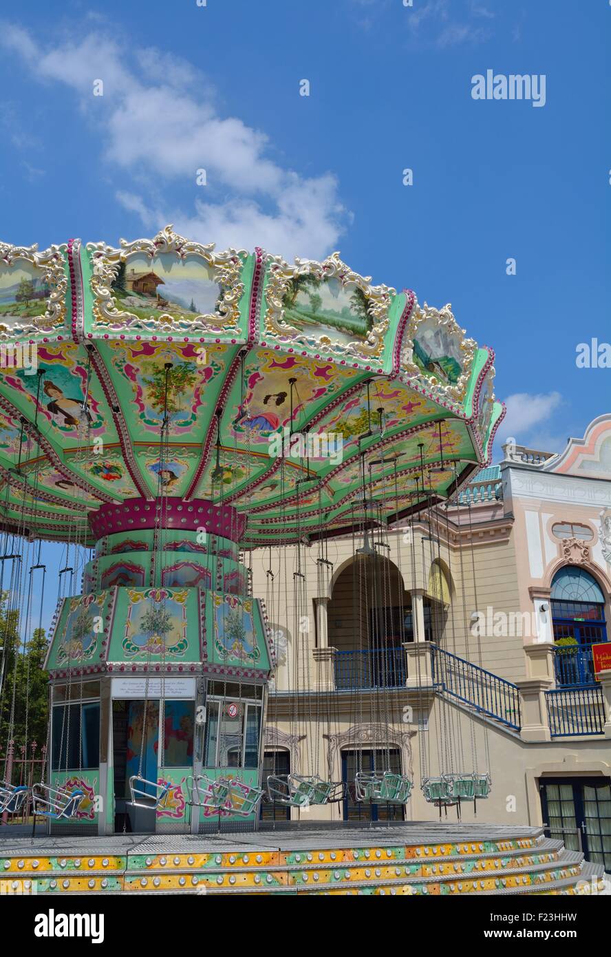 Carousel in Prater, Vienna, Austria Stock Photo - Alamy