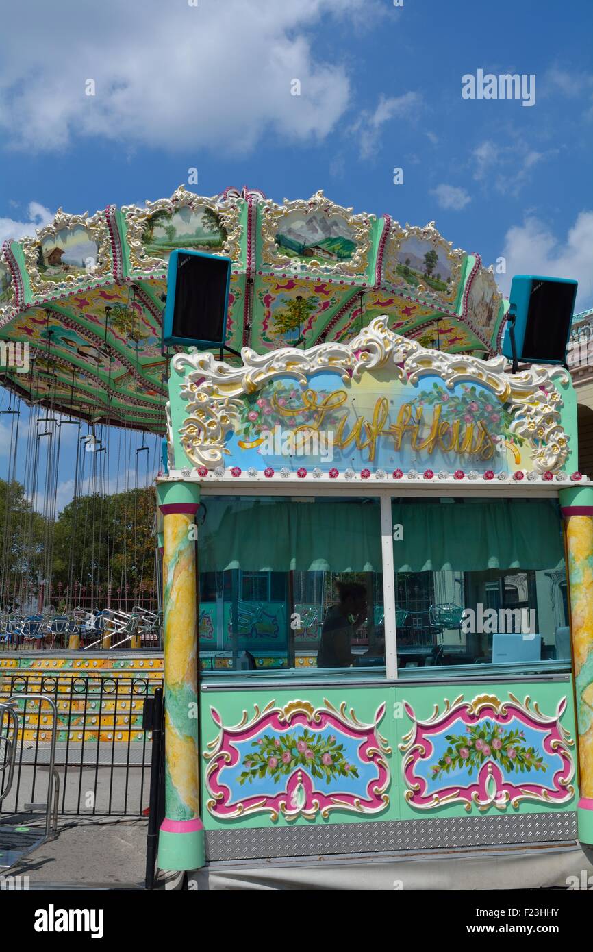 Carousel in Prater, Vienna Austria Stock Photo - Alamy