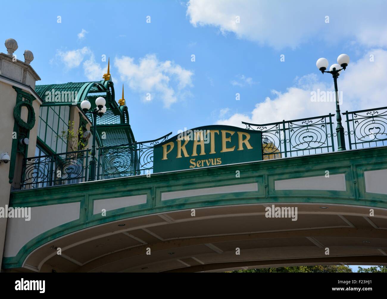 Prater entrance, Vienna Austria Stock Photo - Alamy
